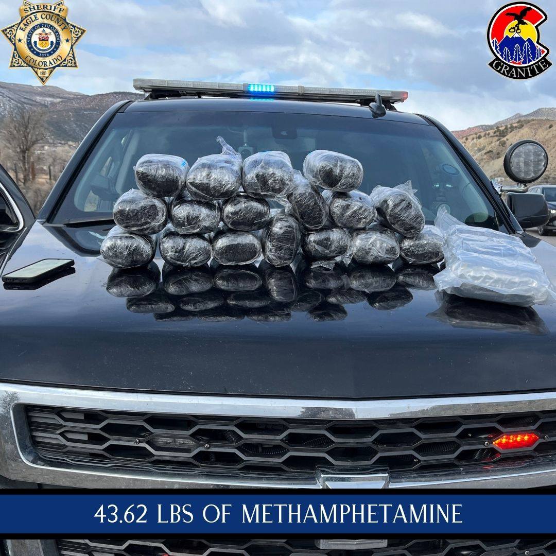 40+ pounds of meth found during traffic stop - Krystal 93
