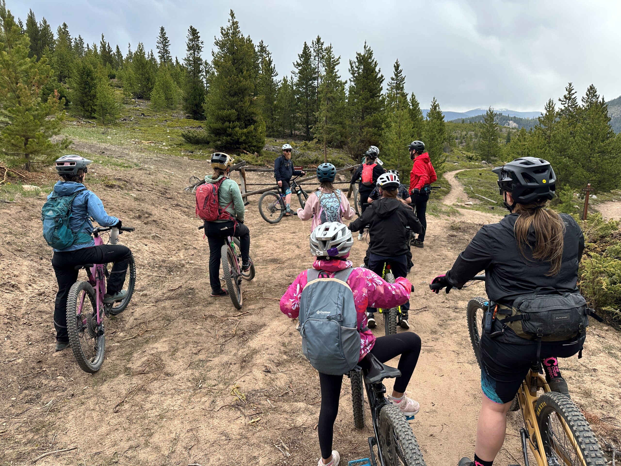 For girls and coaches at The Cycle Effect, the trail is the classroom ...