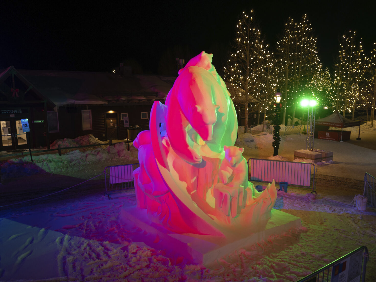 Breck snow sculptures celebrates 35 years with teams from South Korea ...